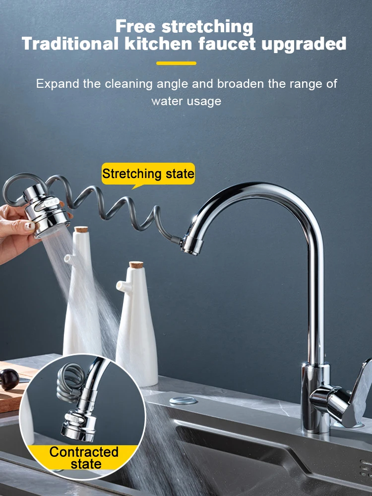 Kitchen Faucet Pull-out Mini Universal Faucet Filter Household Water ...