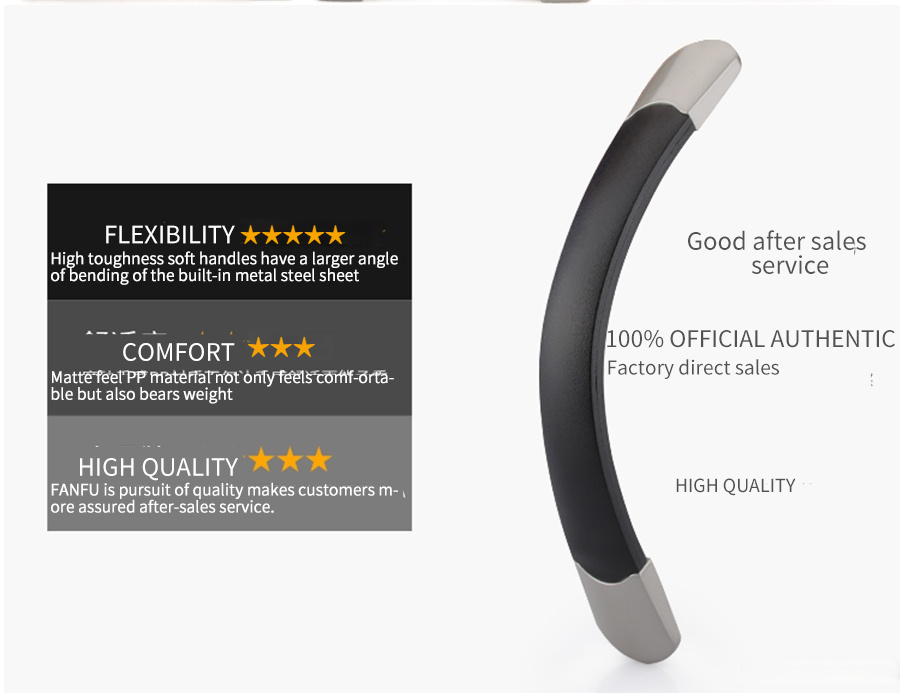 Premium Luggage Handle Heavy-Duty Trolley Replacement Grip Flexible ...
