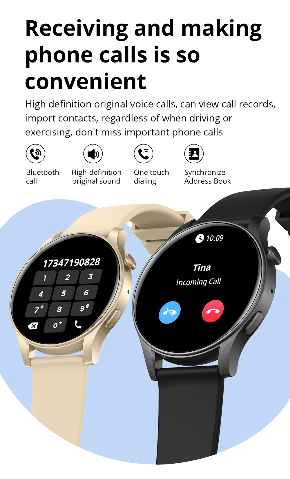 COLMI V73 smart watch 1.43 AMOLED screen health monitoring sleep ...