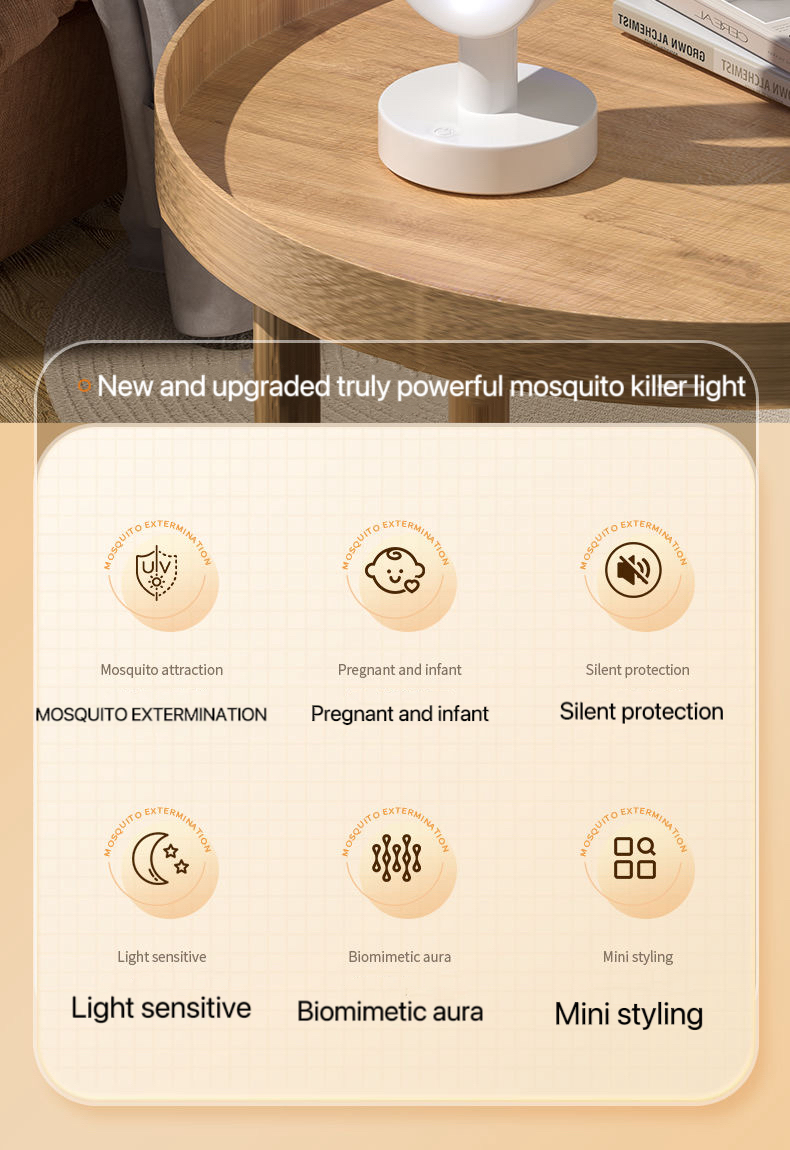 Mosquito Catcher Mosquito Killer Lamp Rechargeable Portable Mosquito ...