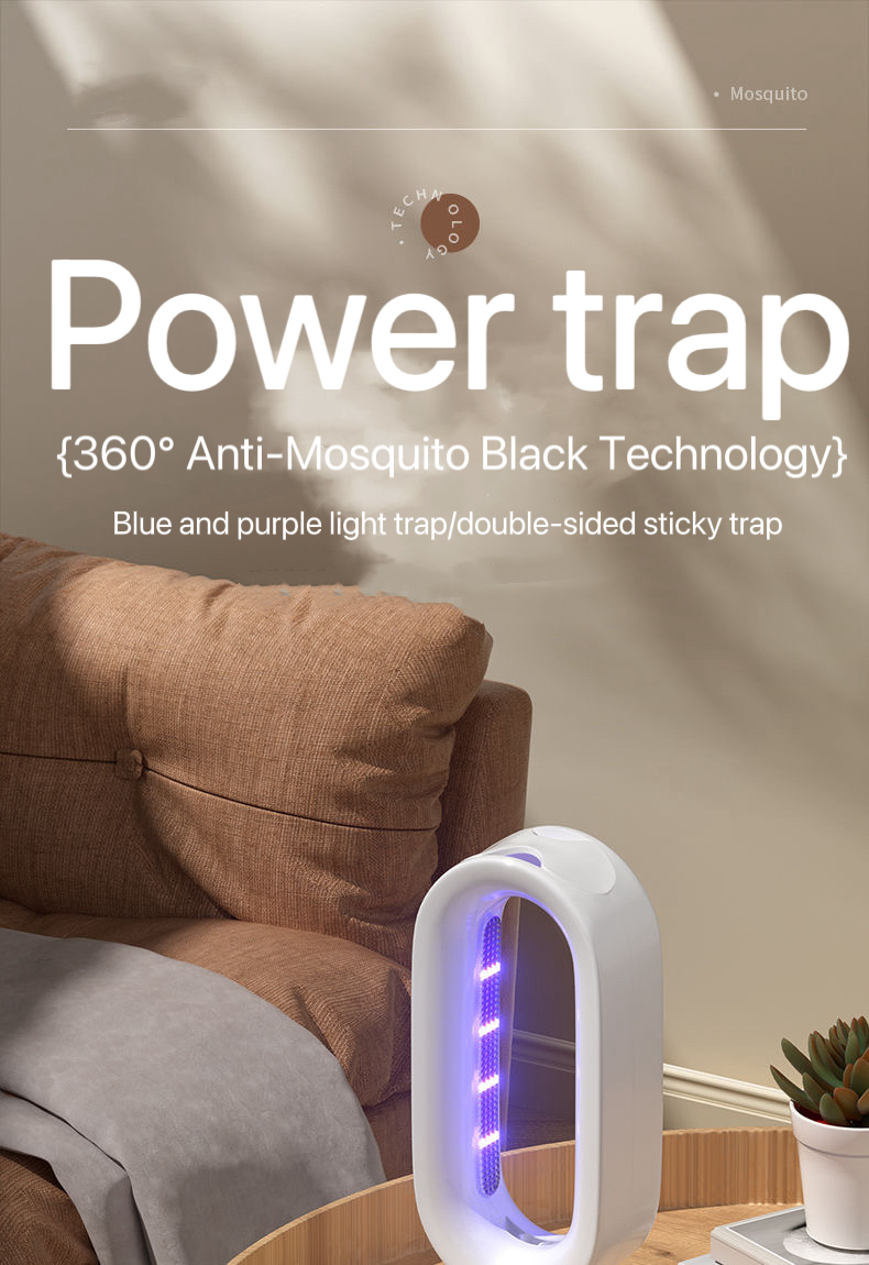 Mosquito Catcher Mosquito Killer Lamp Rechargeable Portable Mosquito Catcher LED Light/Electric ...
