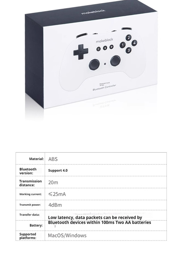 Makeblock V1 Robot Bluetooth Handle V1 (Support Control mBot Ranger mbot2 Cheng Xiaoben Etc ...