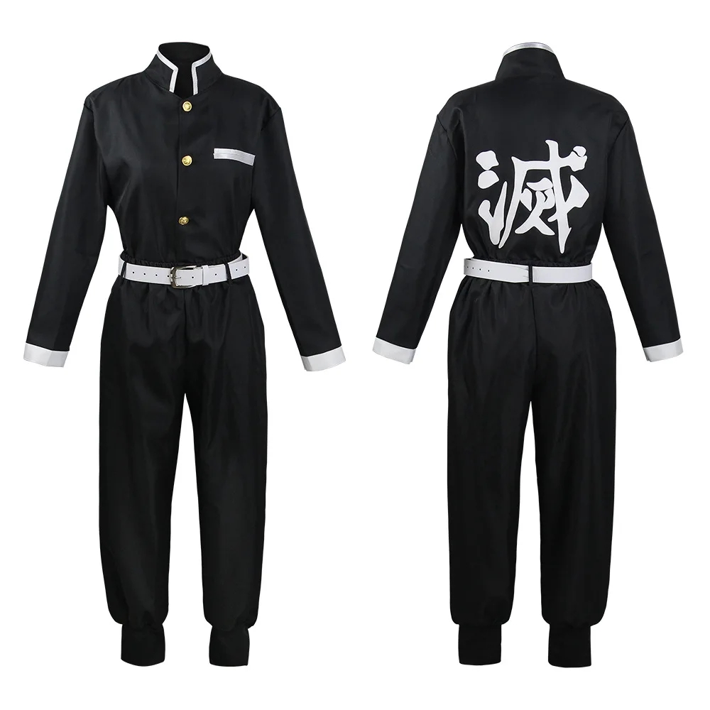 Anime Demon Slayer Kimetsu No Yaiba Tomioka Giyuu Cosplay Costume Suit ...