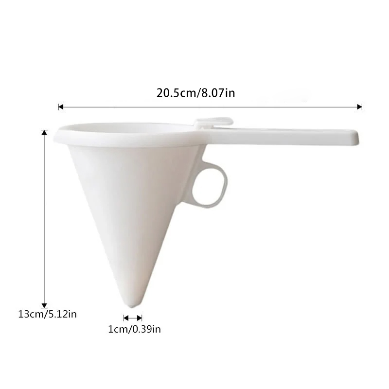 Adjustable Hand-held Baking Funnel Tools Cream Batter Chocolate Liquid ...