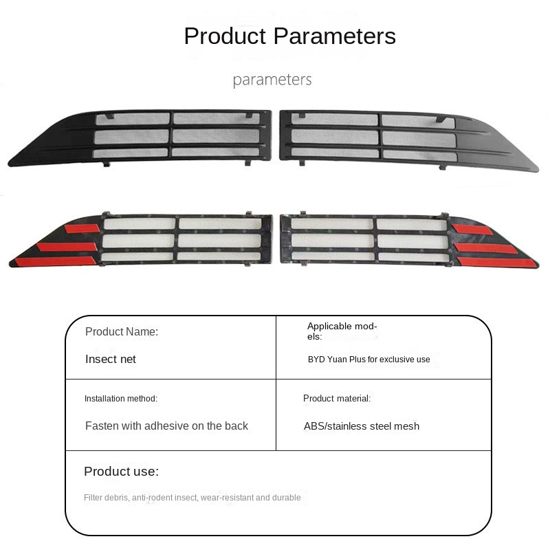 [💥Fast delivery💥] 2Pcs Front Grille Net Cover Air Inlet Protective ...