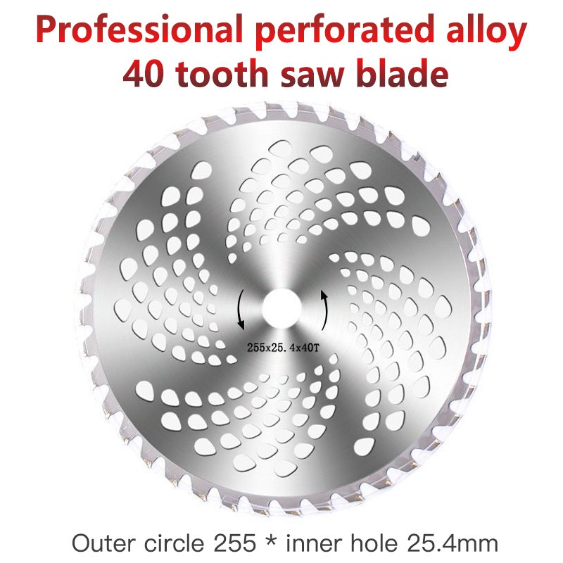 MH Grass Cutter Blade (10" X 40T/60T) M/STEEL Cutter Blade Mata mesin ...