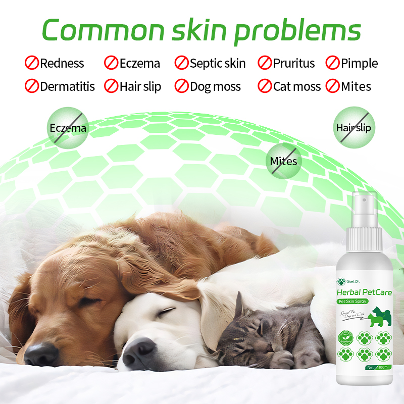 Xvet Dr Pet Skin Disease Spray For Dog And Cat 100ml Remove Ringworm ...
