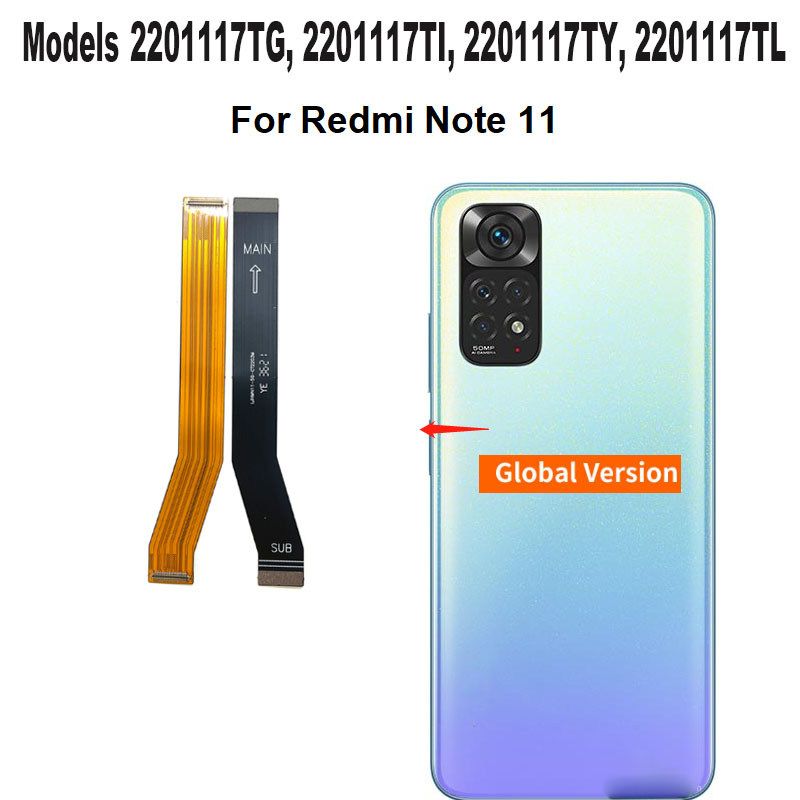 For Xiaomi Redmi Note 11 11S Main Board Motherboard FPC LCD Connector ...