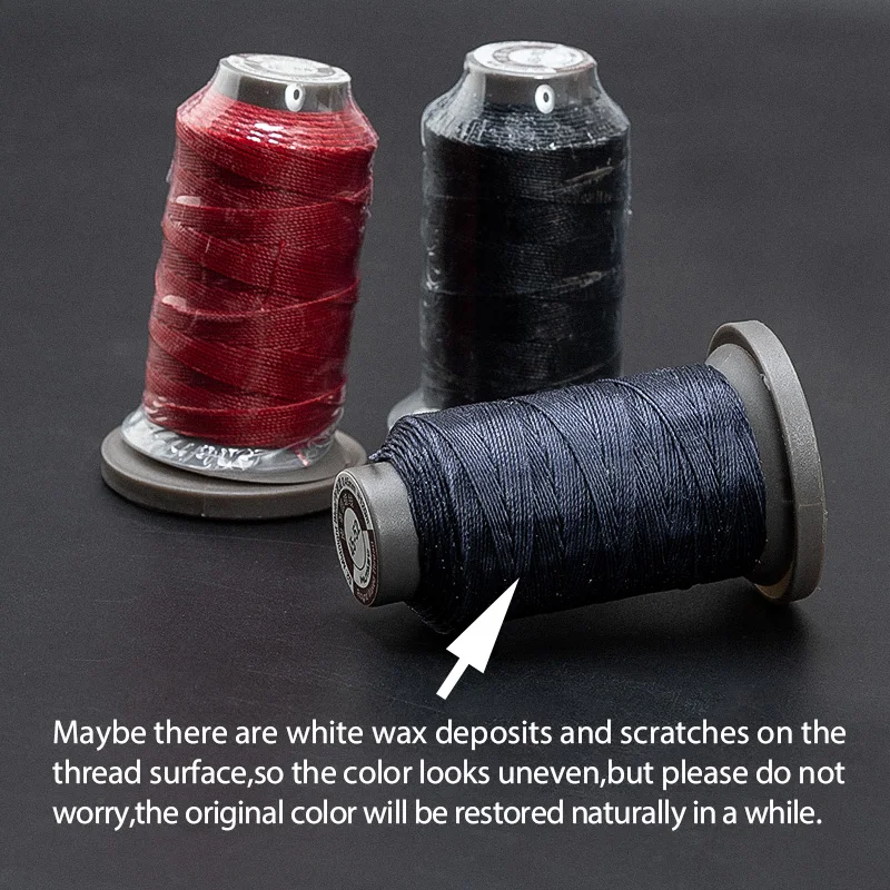 WUTA Round Waxed Hand Sewing Thread Repair Cord String Polyester Hand ...