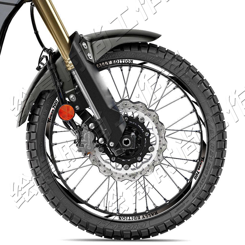 For YAMAHA TENERE 700 Motorcycle Wheel Sticker Rim Hub Reflective ...