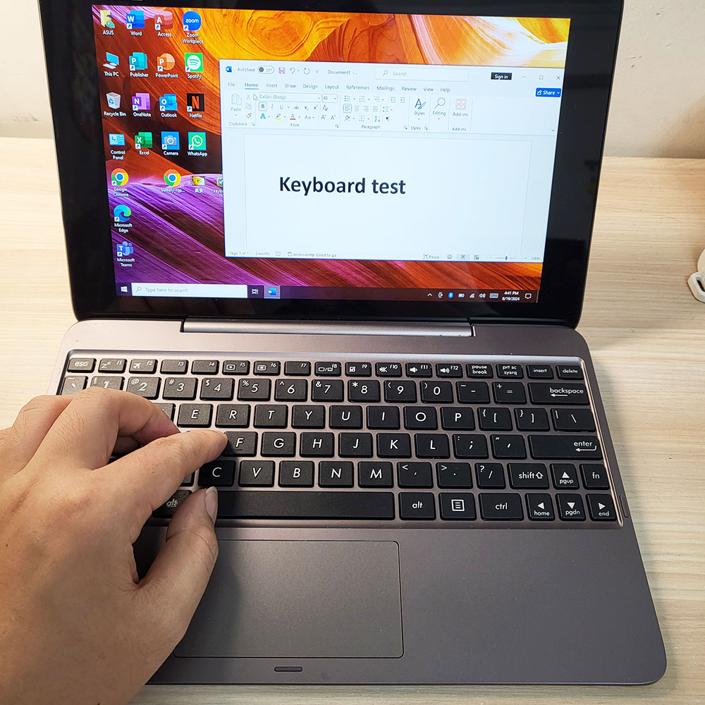 85% New Asus Mini Laptop 10 Inch Quad-Core Intel Z8500 Computer ...