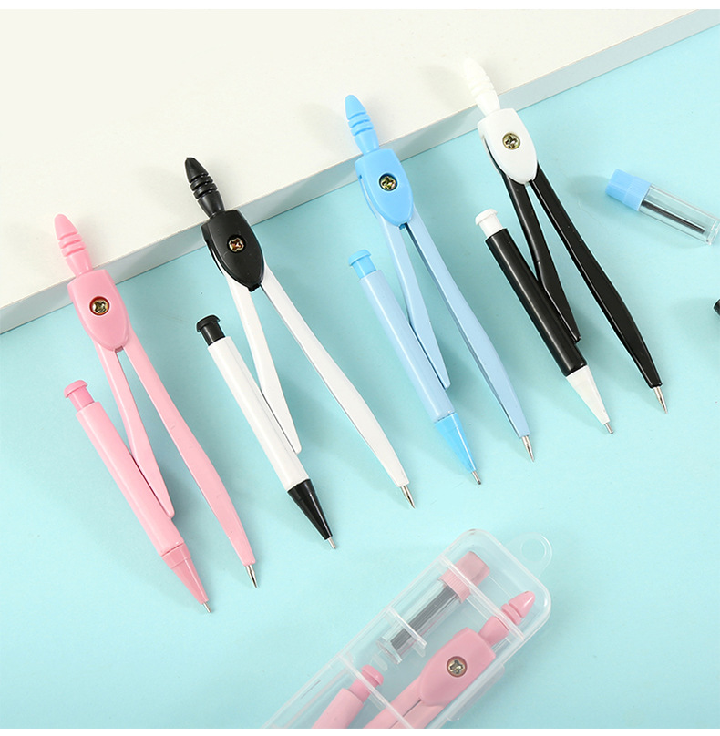 Basic Geometry Compass Mechanical Pencil Desiged with Etra Lead,Student ...