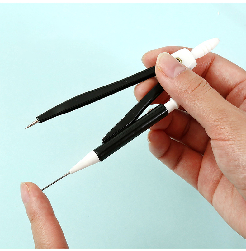 Basic Geometry Compass Mechanical Pencil Desiged with Etra Lead,Student ...