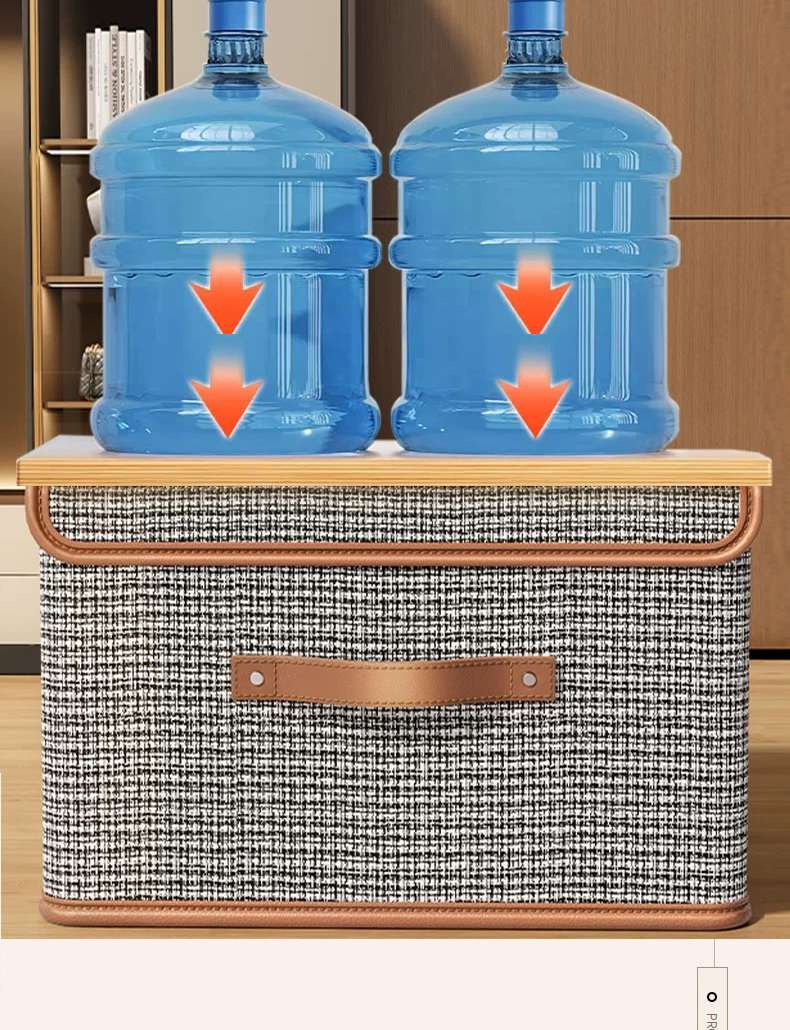Large Flip-Top Storage Box for Clothes-Saving Closet Organizer with Lid ...
