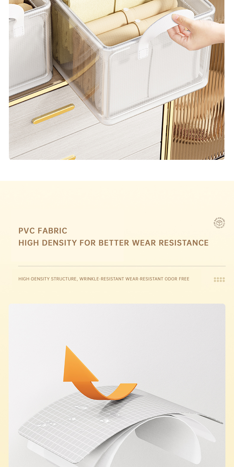 Transparent storage box ，Clothes Organizer Storage Box， Wardrobe Closet ...