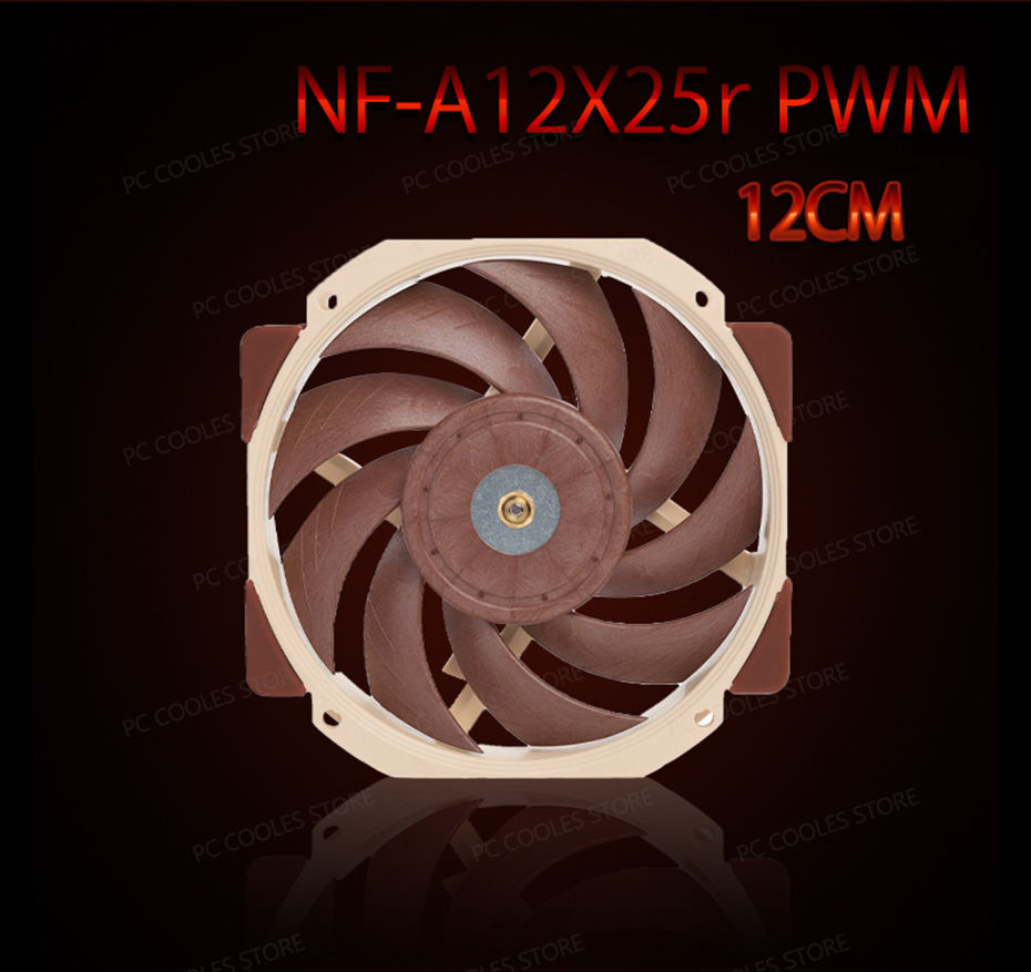 Noctua NF-A12X25r PWM 120mm Computer Case Cooling Fan SSO2 Bearing 4PIN ...