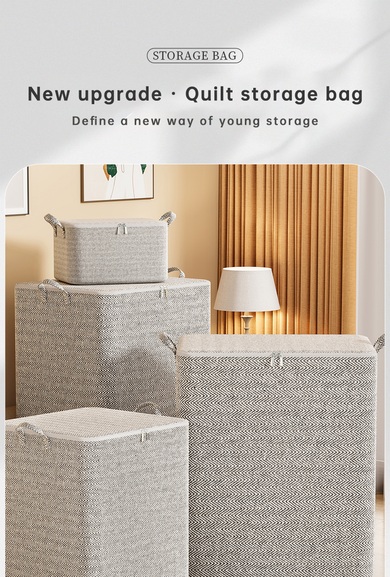 220L Storage bag whit zipper, big storage bag organizer Large Storage ...