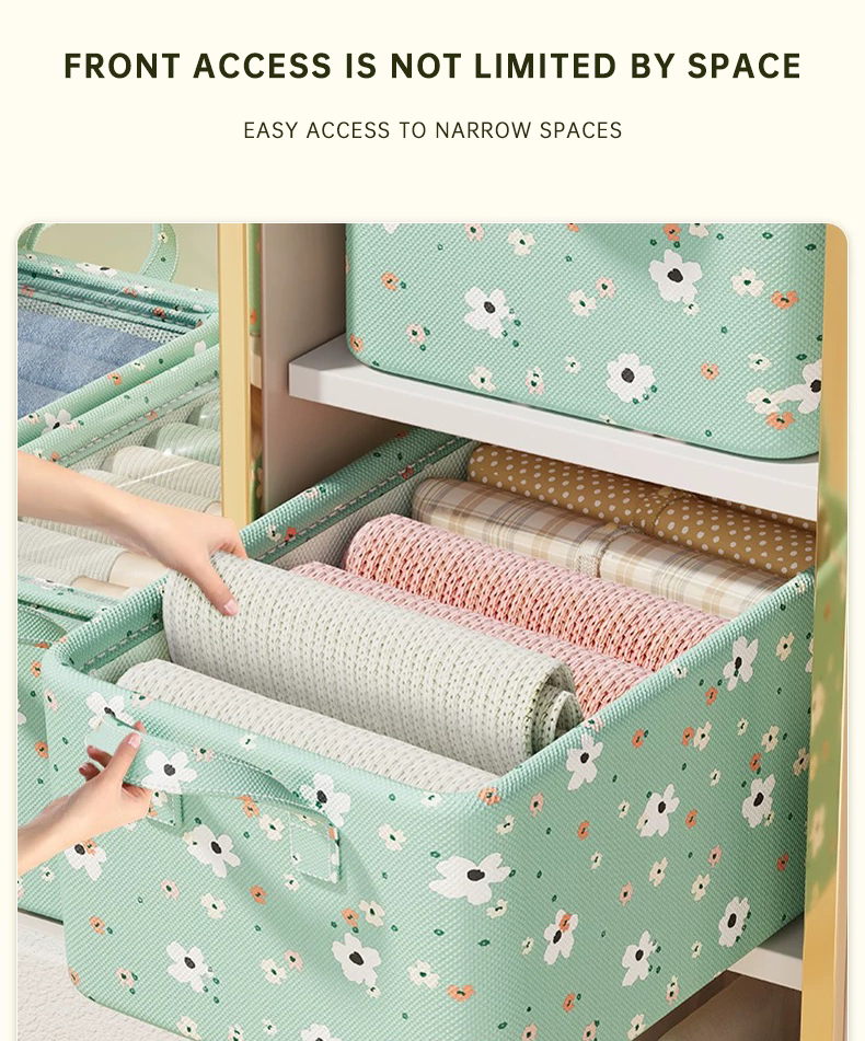 Clothing storage box, Oxford cloth steel frame storage box, wardrobe ...