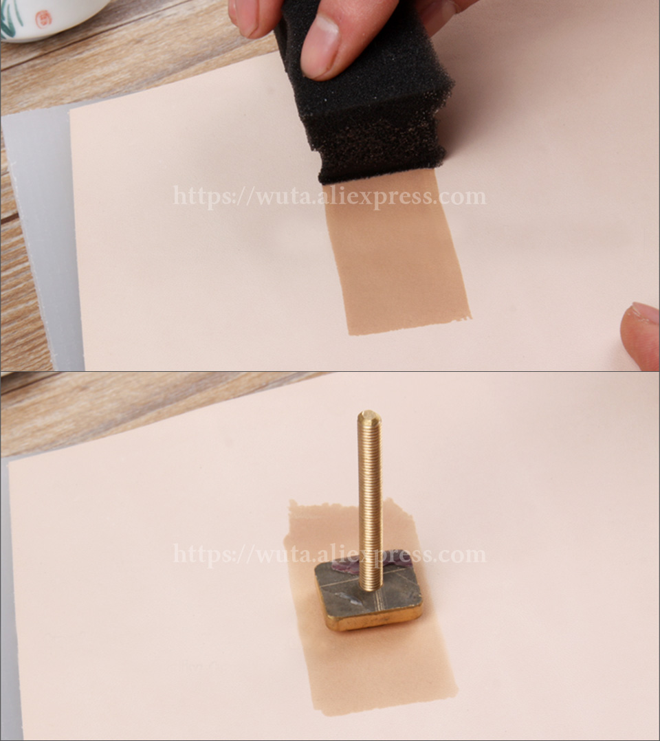 WUTA Custom Embossing Logo Stamp Iron Electric Handle Brass Stamp Seals ...