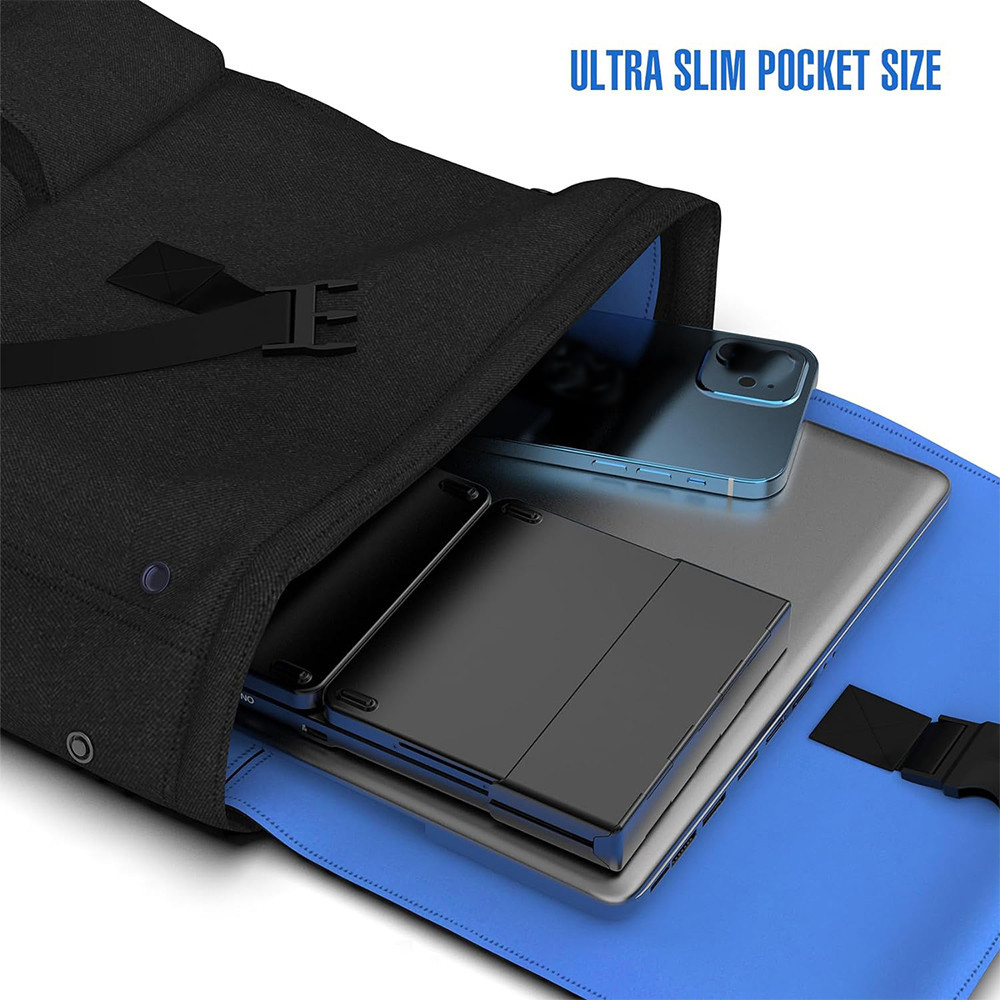 Foldable Bluetooth Keyboard with Numeric Keypad Wireless Folding Travel ...