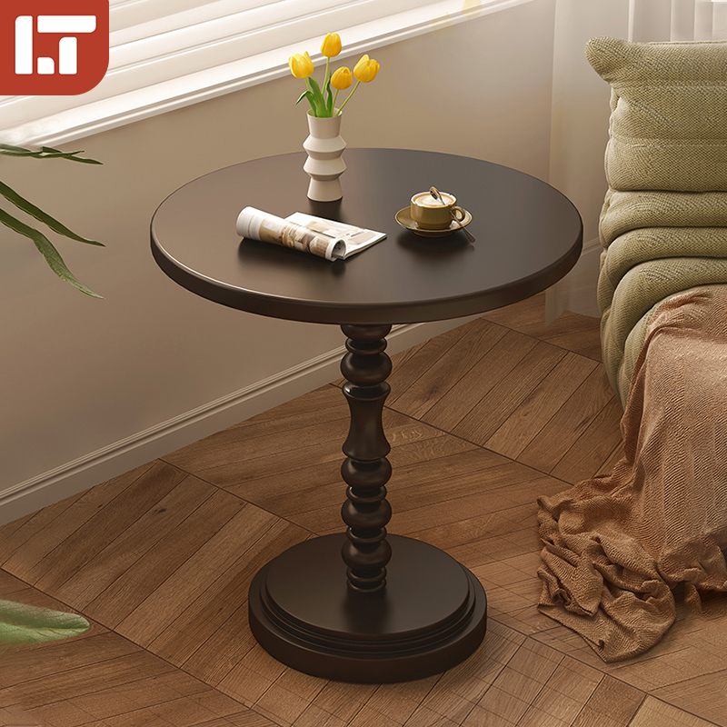 Meja Kopi Meja bulat Round Coffee Table Nordic Discussion Table Sofa ...