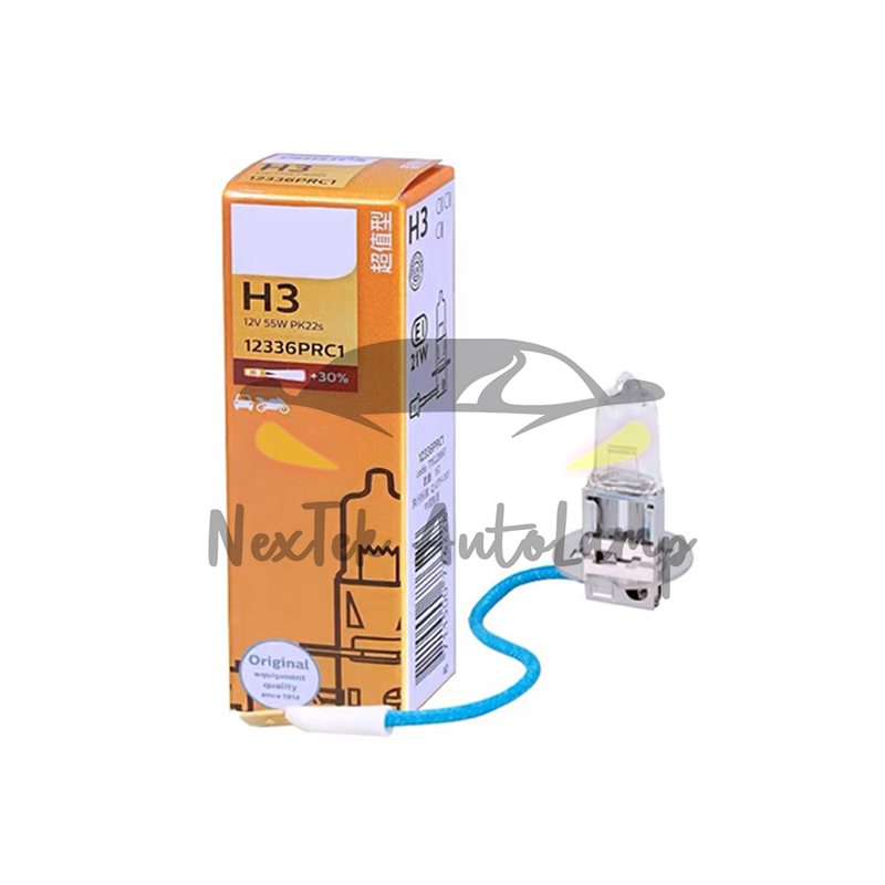 For Philips Vision H1 H3 H4 H7 HB1 HB3 HB4 HS1 12V 3200K Brightening+30 ...
