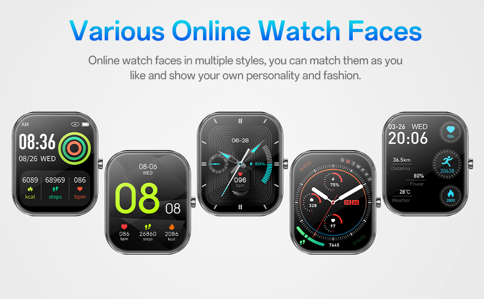 Gloryfit GTS Ultra Smart Watch Running Pace 100+ Sport Modes Bracelet ...