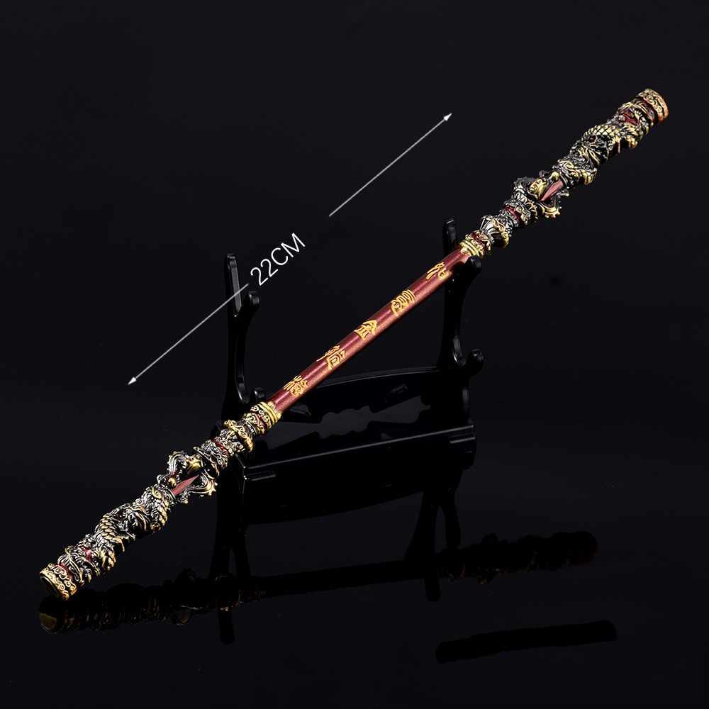 Black Myth Wukong game peripheral Qi Tian Da Sheng Ruyi gold band stick full metal crafts ...