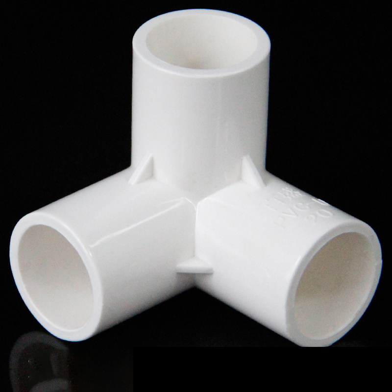 PVC Fitting Grey/White/Blue Pipe Joint Connector /Conduit/PVC 3 Way ...