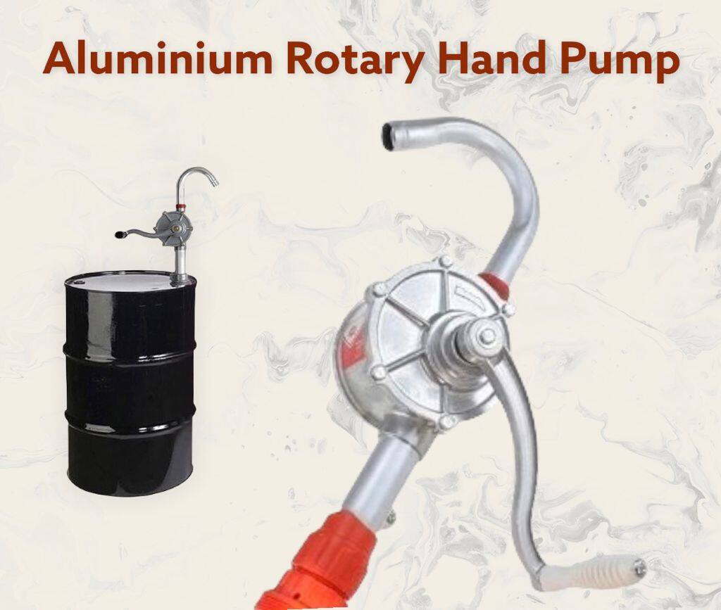 44 Gallon Rotary Oil Pump / Diesel Manual Hand Pump / Drum Pump / Cast ...