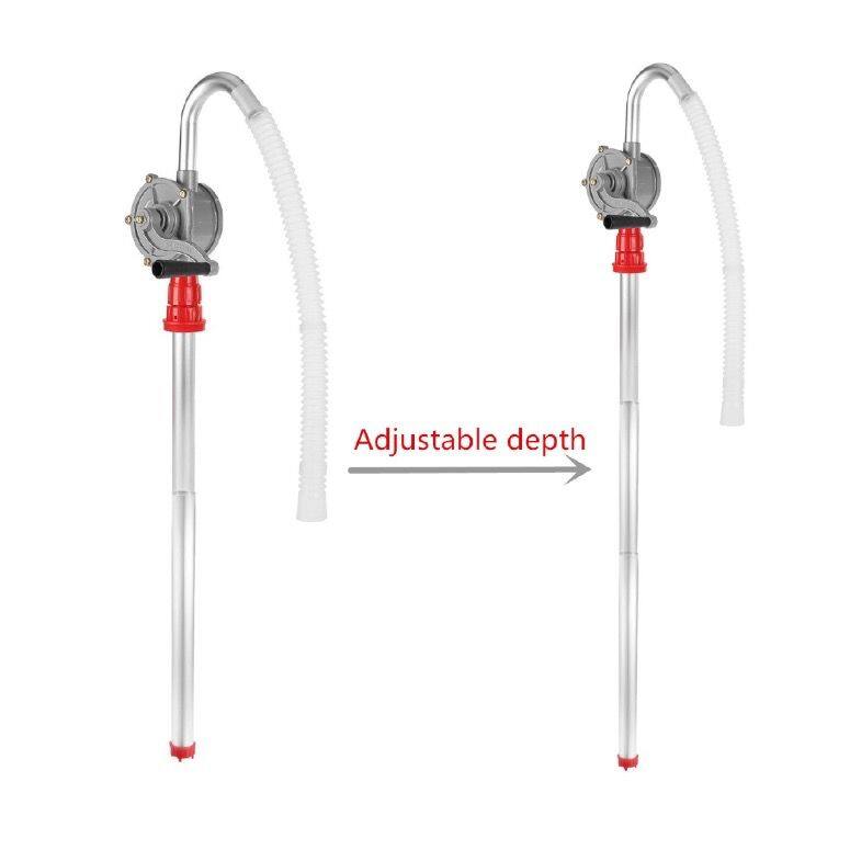 STOCK‼️ALUMINIUM HAND ROTARY OIL PUMP / SIPHON PUMP / PAM MINYAK / 220L ...