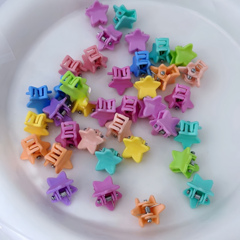 20pcs Color Mini Grab Clip Children Forehead Bangs Clip Children Small ...