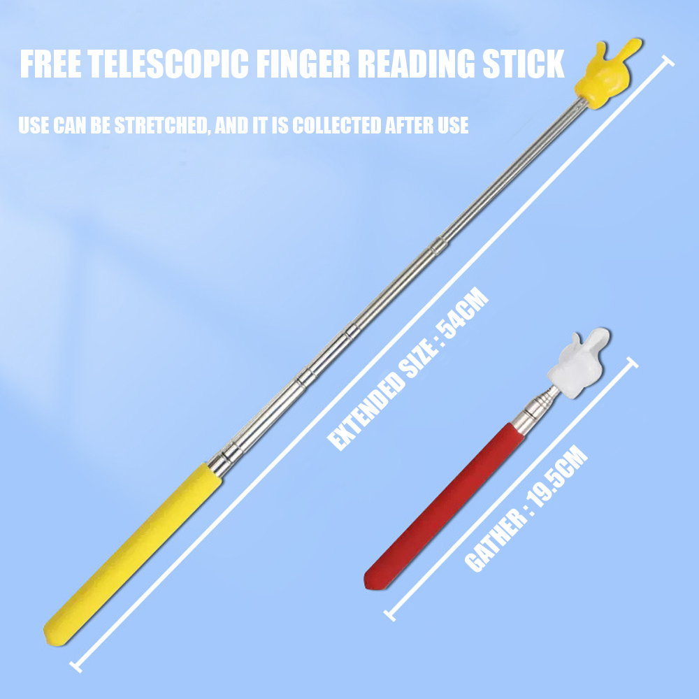 *READY STOCK AT MALAYSIA*Finger Reading Guide Preschool Teaching Tools ...