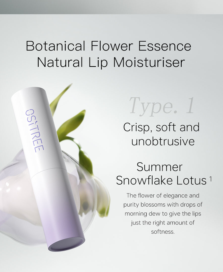 Ositree Floral Tea Extract Lip Balm Plant Lip Balm Moisturizing Anti ...