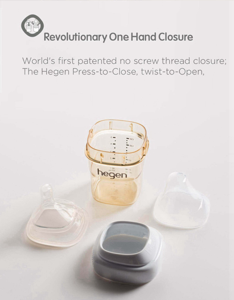 Original Hegen PCTO Feeding Bottle 150ml/5oz 240ml/8oz 330ml/11oz Baby Wide Neck PPSU Milk ...