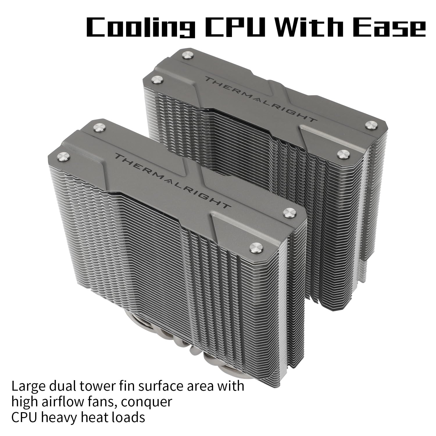 Thermalright PA120 CPU Air Cooler 6 Heat Pipes Cooling Radiator Chassis ...