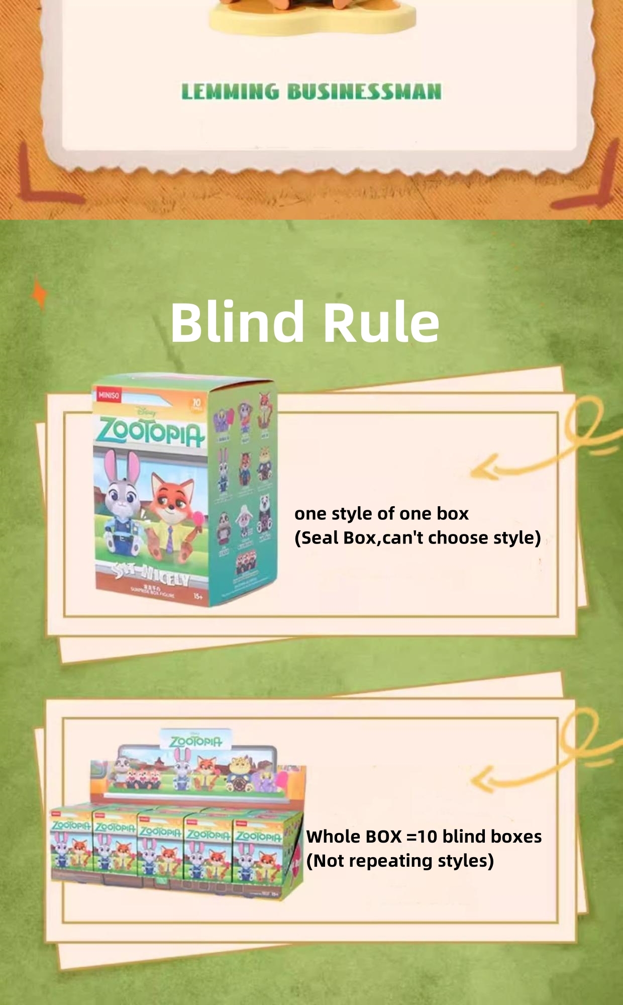 MINISO Disney Zootopia Sit Nicely Blind Boxes Toy Collection Gift Judy ...