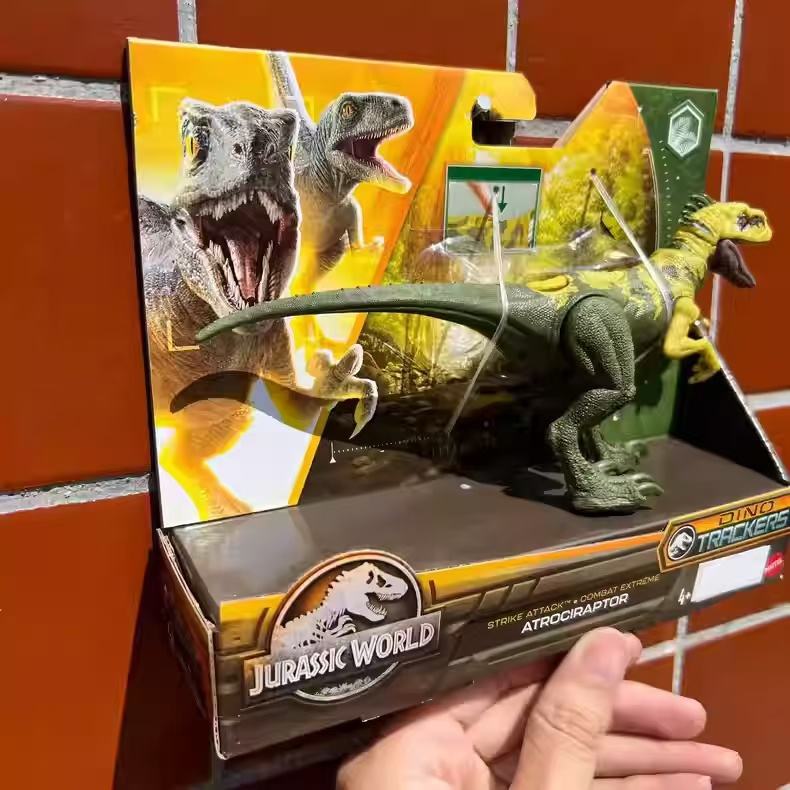 Jurassic World Strike Attack Dinosaur Toy, Atrociraptor Action Figure ...