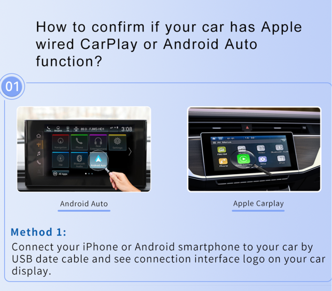 Mini Wired to Wireless 2 in 1 AI Box Carplay 5G Wif & Bluetooth 5.0 ...