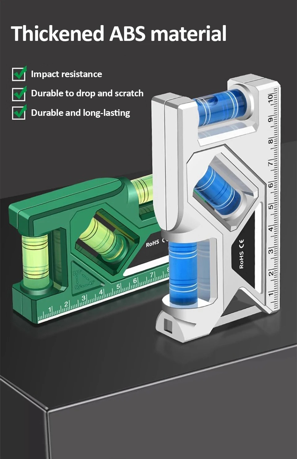 Pocket Level Gauge Mini Magnetic Horizontal Vertical Woodworking Level ...