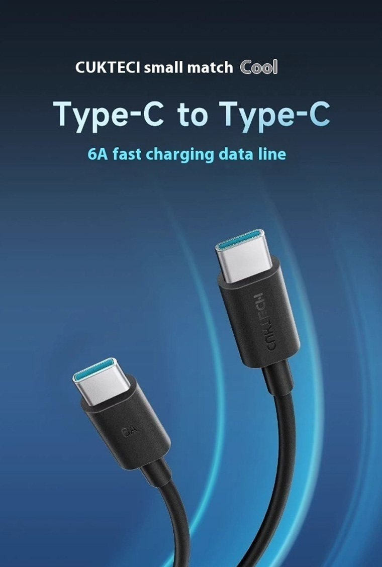 ZMI CUKTECH CTC615N 6A 240W charging cable, 480Mbps high-speed ...