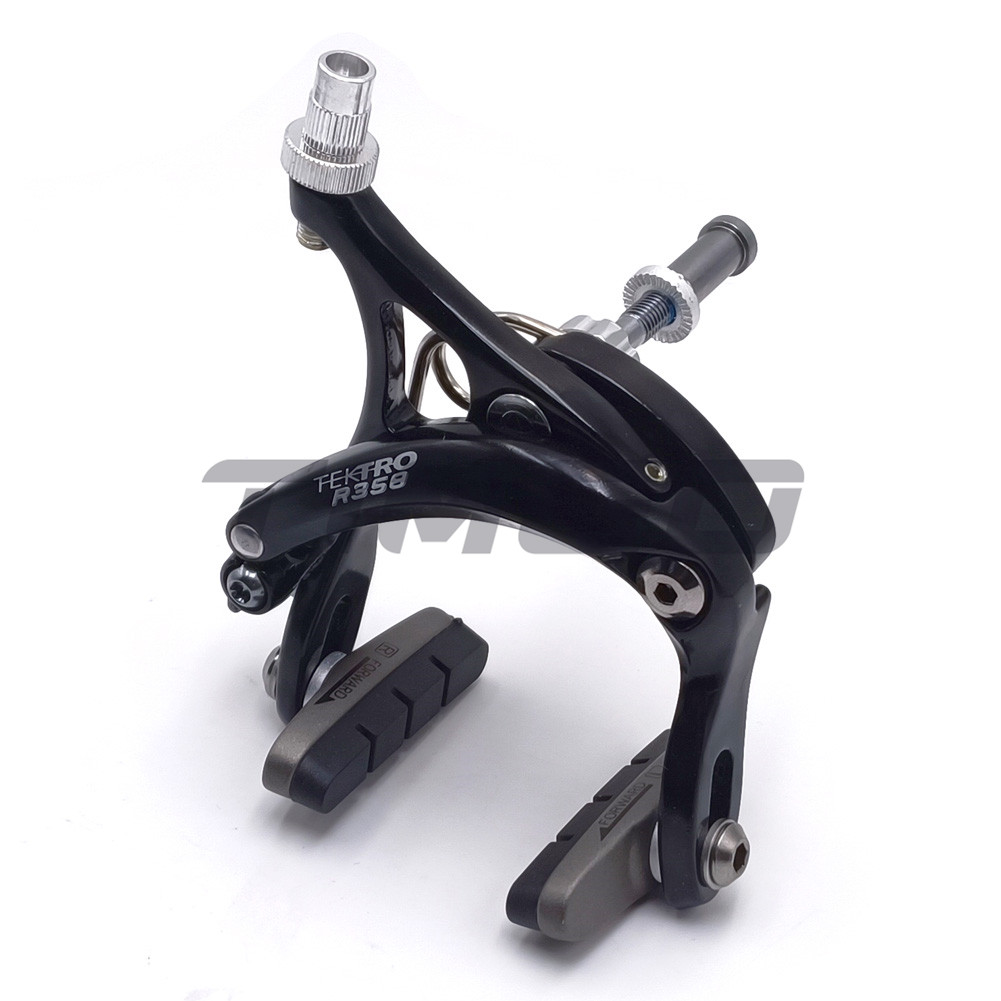 Tektro R358 Road Bike Long Reach Dual Pivot C-Brake Rim Brake Caliper ...