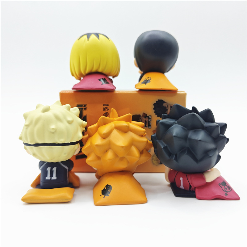 5Pcs/Set 4-5cm Anime Haikyuu!! Sleep Doll Kozume Kenma Hinata Shoyo ...