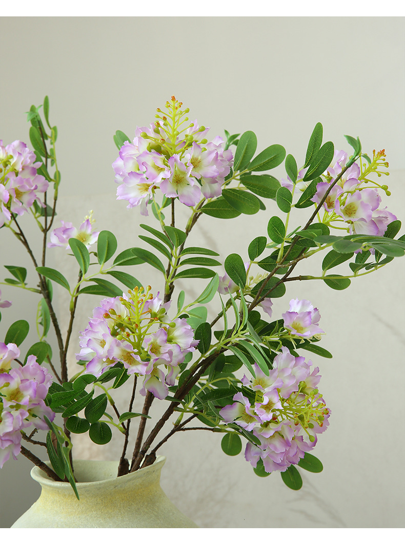 simulation fake flower single snowball flower living room decoration ...
