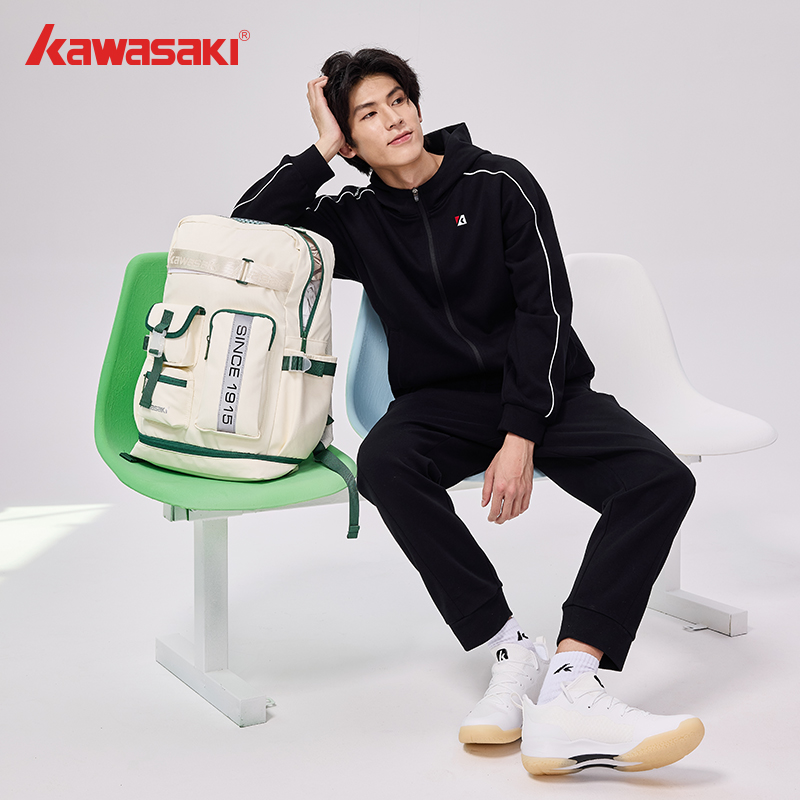 Kawasaki Backpack Badminton Bag K1G00-A8214 Tennis Bag Men's and Women ...