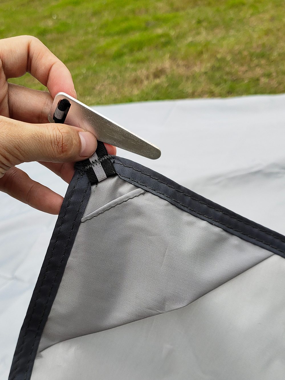 240x210 Camping Ground Sheet with Peg Waterproof Footprint Picnic Mat ...