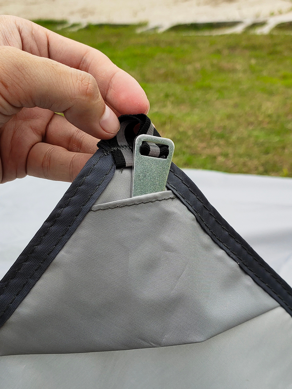 240x210 Camping Ground Sheet with Peg Waterproof Footprint Picnic Mat ...