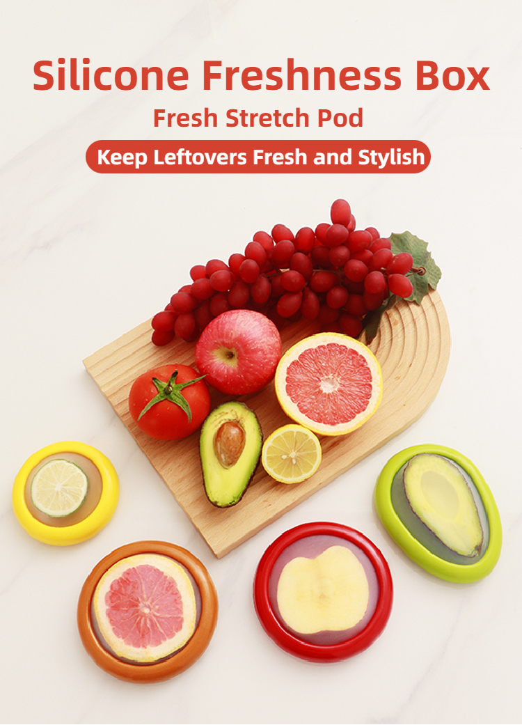 Joie Silicone Storage Box for Fruits and Vegetables Reusable Airtight ...