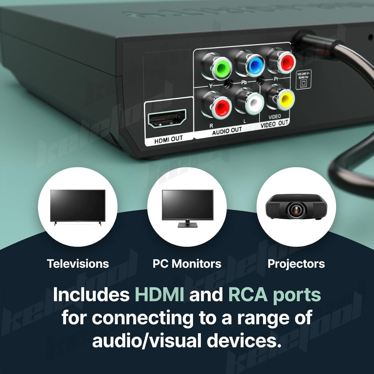 DVD Player 1080P high definition Full Hd DVD Player 110V To 240V Home ...