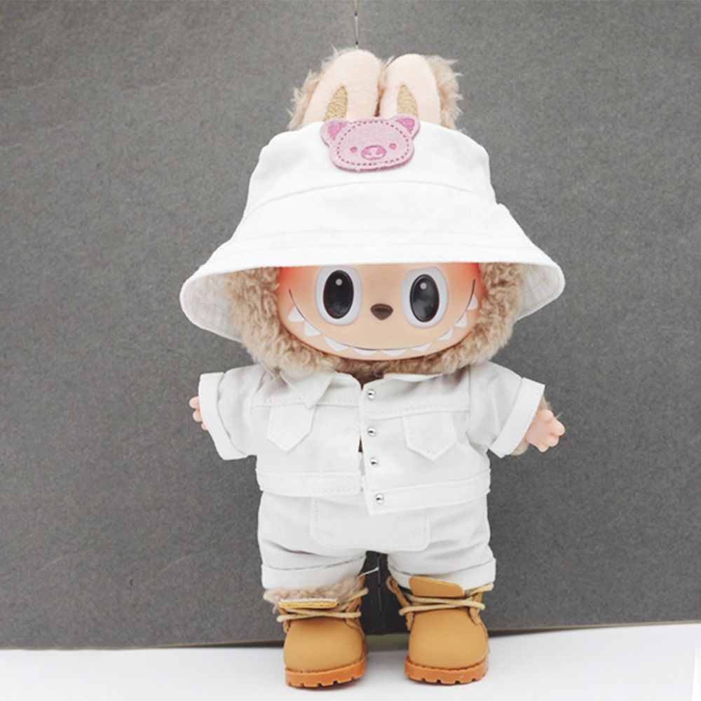 AOPHEKM Labubu Doll Clothes, Labubu Time To Chill Filled Denim Jacket ...